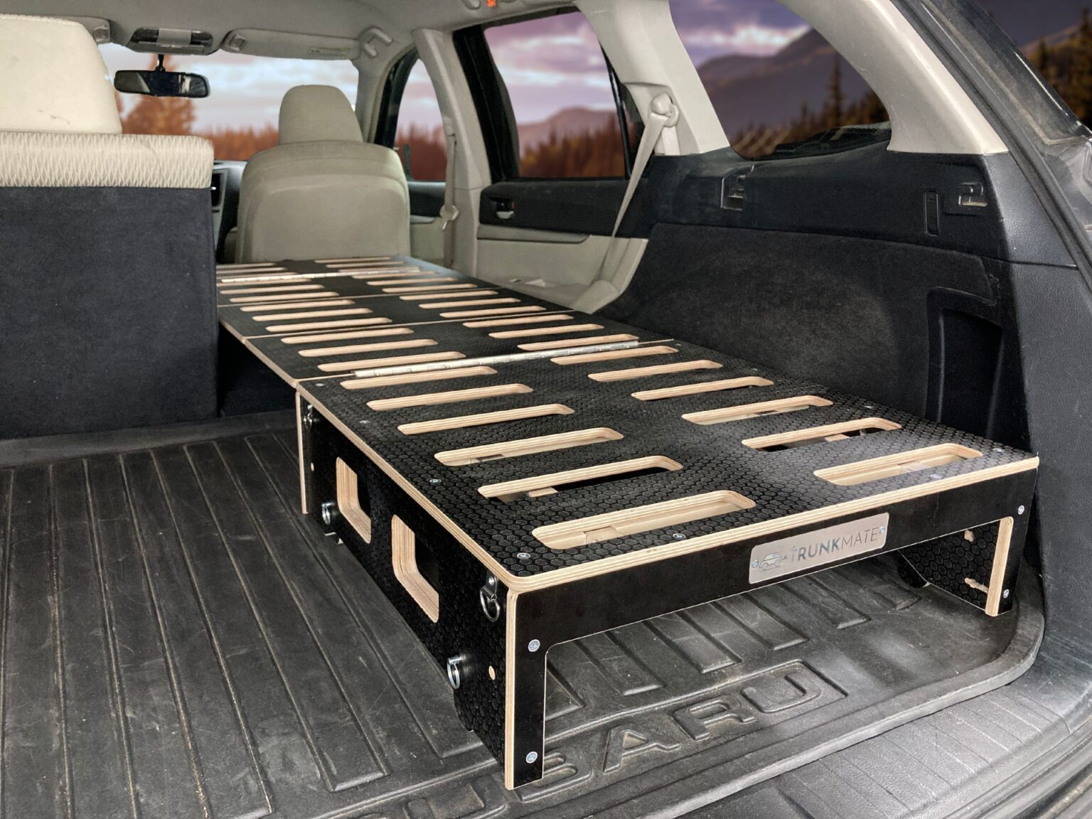 The BlitzBed Sleeping Platform for SUVs - Single/0-Drawer/Armor Black ...