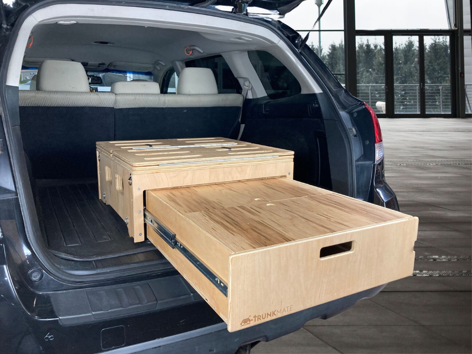 The BlitzBed Sleeping Platform for SUVs - Single/1-Drawer/Standard ...