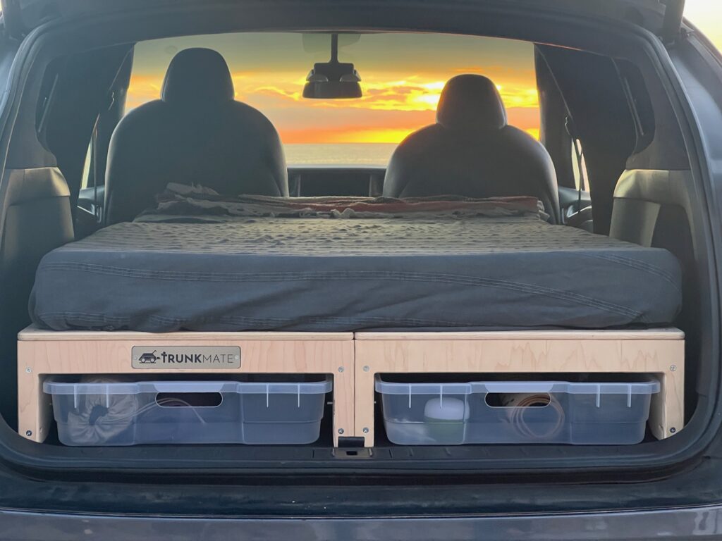The BlitzBed Sleeping Platform for SUVs - Double 50-50/0-Drawer ...
