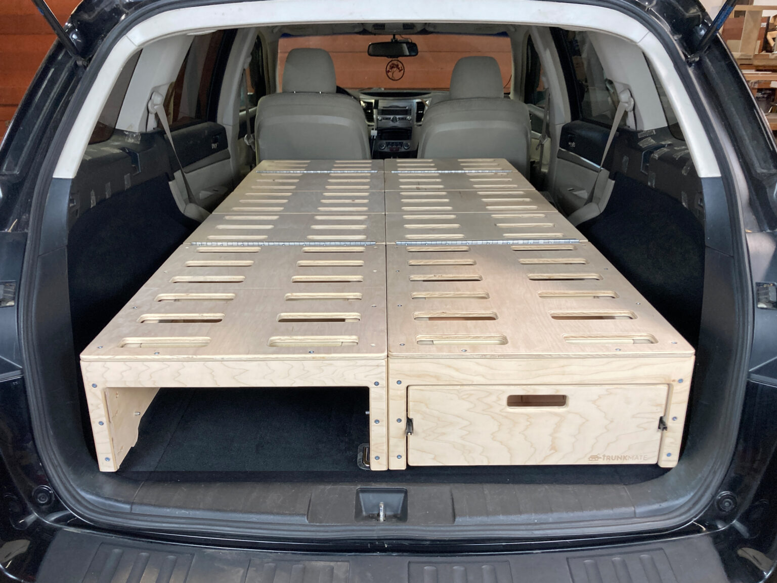 The BlitzBed Sleeping Platform for SUVs - Double 50-50/1-Drawer ...